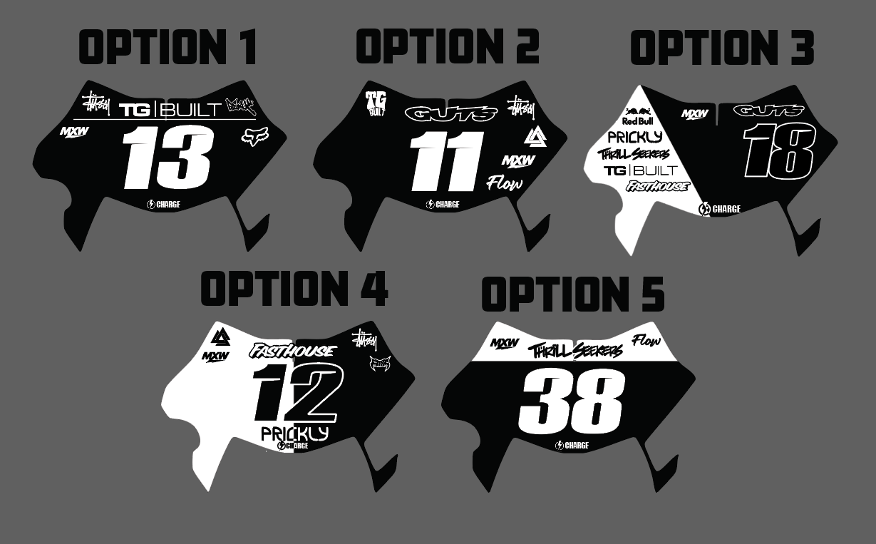 Charge Graphics Ultra Bee Plate Decal – Wheelie Gang